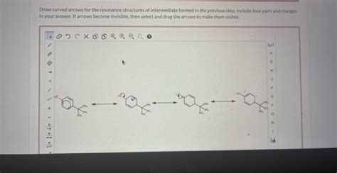 Solved Draw Curved Arrows For The Resonance Structures Of Chegg