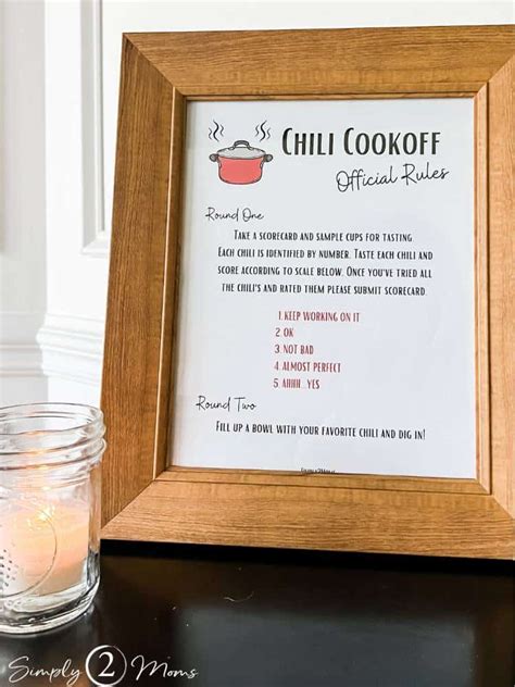 How To Plan The Best Chili Cook Off With Free Printables