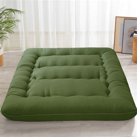 Maxyoyo 6 Extra Thick Japanese Classic Floor Futon Mattress Green
