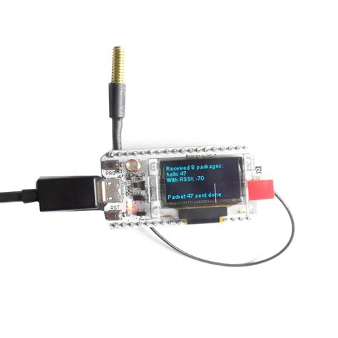 New 433mhz Esp32 Lora Sx1278 Esp32 Led 096 Inch Blue Oled Display