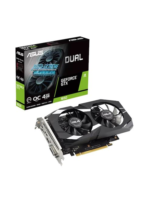 Asus NVIDIA GeForce GTX 1650 Dual V2 OC DUAL-GTX1650-O4GD6-P-V2 4 GB ...
