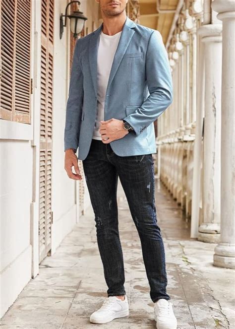 Coofandy Mens Sport Coat Casual Blazer One Button Business Suit Jacket