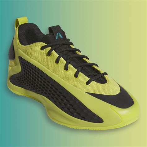 Adidas Anthony Edwards 1 Low Preloved Lime Core Black Pure Teal