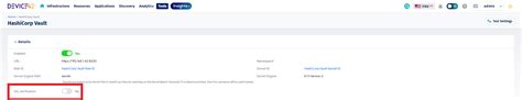 hashicorp vault integration device42