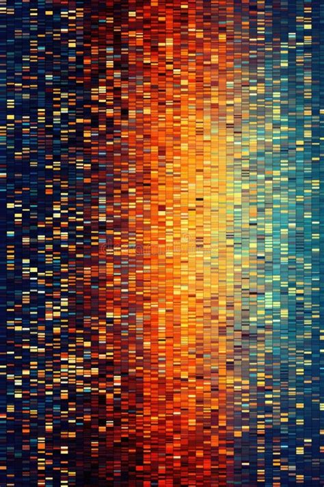 binary code transforming into dna structure stock illustration