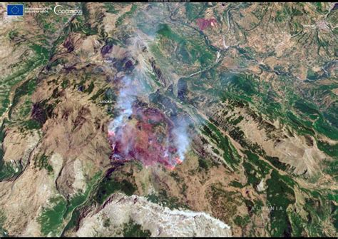 Image Of The Day Wildfire Engulfs Lura National Park In Albania