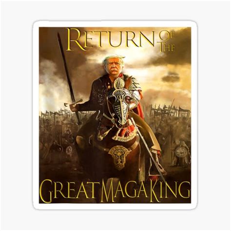 Anti Joe Biden Ultra Maga The Return Of The Great Maga King Sticker