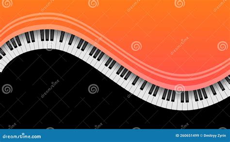 Abstract Piano Keys Music Keyboard With Notes Instrument Song Melody