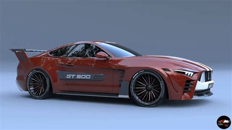 Découvrez Le Design élégant Et Agressif De La Ford Mustang Shelby Gt500