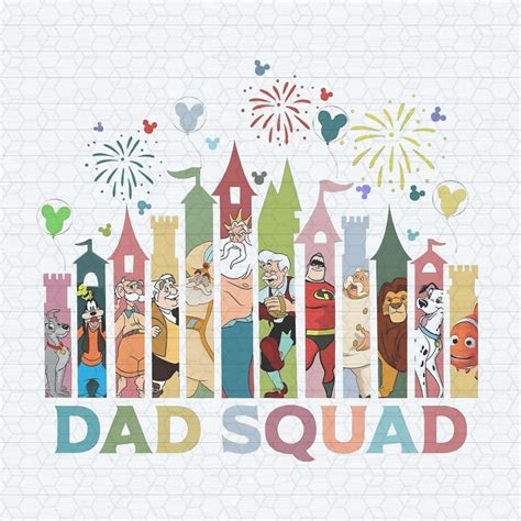 Disney Dad Squad Mouse Dad Characters Png Inspire Uplift