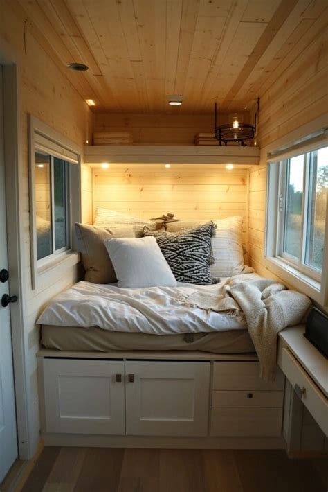 25 Ingenious Tiny House Bedroom Ideas For Compact Living Roomy Retreat