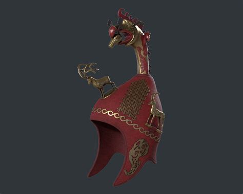 Subd Scythian Helmet 3d Model Cgtrader