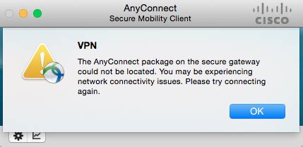 Error Cisco AnyConnect Secure Mobility Client MAC Os X Cisco Community