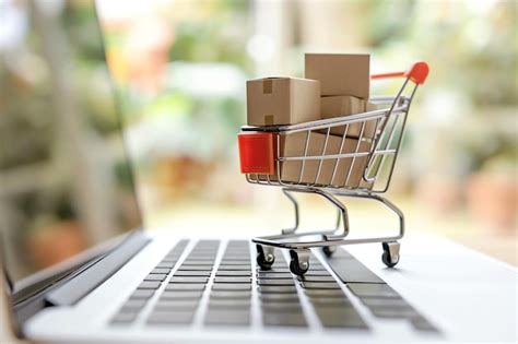 Premium Photo Full Cart On Computer Ai Generated