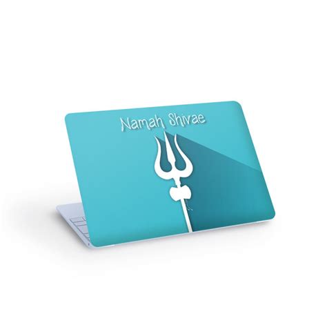 Laptop Back Sticker For Up To 15 6inch Laptop Namah Shivae Np