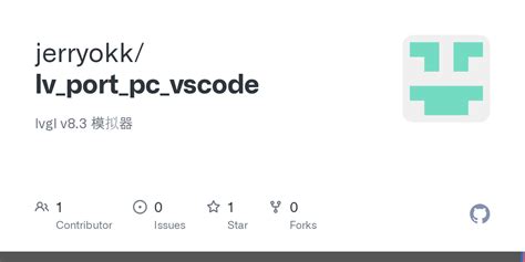 Github Jerryokk Lv Port Pc Vscode Lvgl V