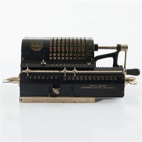 Bilder För 3105856 Arithmometer Räknesnurra W T Odhner Original