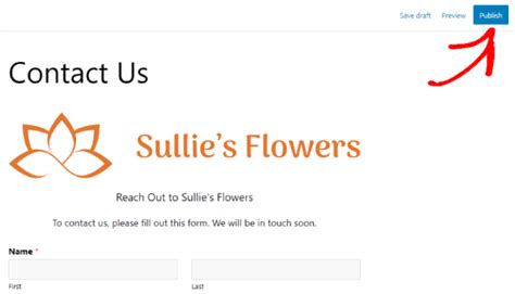 How To Add A Form Header Image Or Logo In WordPress