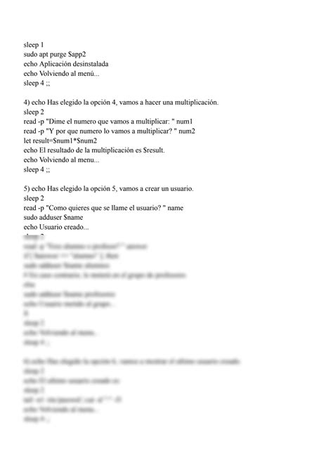 SOLUTION Ejemplo Script Menu Studypool
