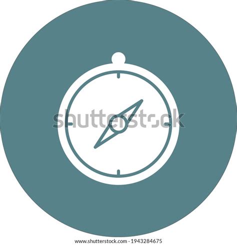 Compass Navigate Positions Icon Vector Image Stock Vector Royalty Free