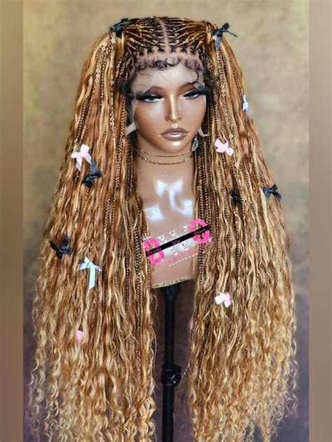 Nicole Knotless Box Braid Full Lace Pre Order Braids Wig Queen