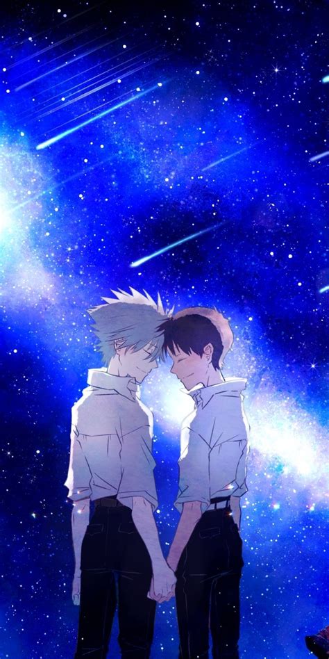 1000x2000 Resolution Shinji Ikari And Kaworu Nagisa Neon Genesis