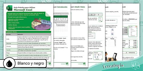 Guía Utilizar Microsoft Excel Instructivo Tecnología