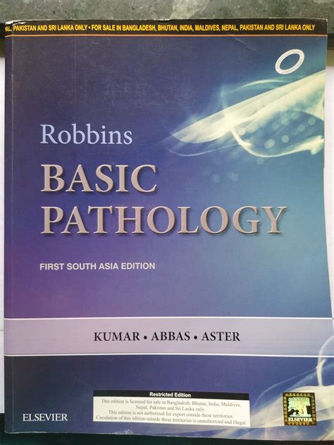 Robbins And Kumar Basic Pathology First South Asia Edition Vinay