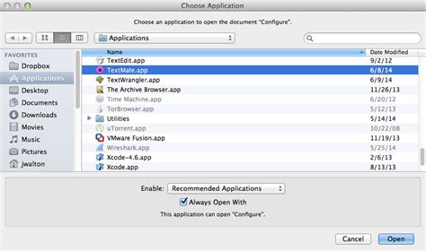macos open file as text super user