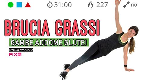 Allenamento Brucia Grassi E Tonificazione Total Body Youtube