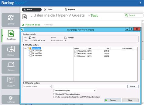 Hyper V Backup Software Easy Disaster Recovery With Backupassist