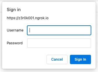 Authentication With Ngrok Ngrok