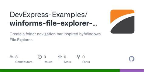 Github Devexpress Exampleswinforms File Explorer Breadcrumb Folder