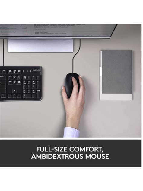 Logitech MK Wired Keyboard And Mouse Combo