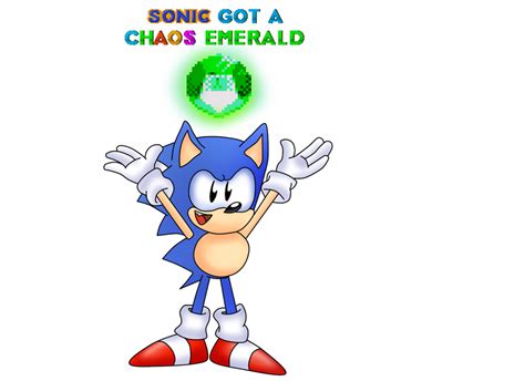 Sonic Got A Chaos Emerald By Classicsonicsatam On Deviantart