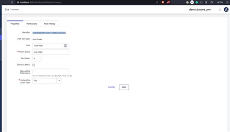 Folder Values Dont Push Published · Issue 26486 · Dotcmscore · Github