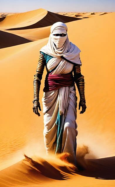 Download Ai Generated Mummy Desert Royalty Free Stock Illustration