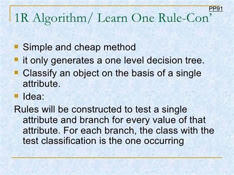 Covering Rules Based Algorithm