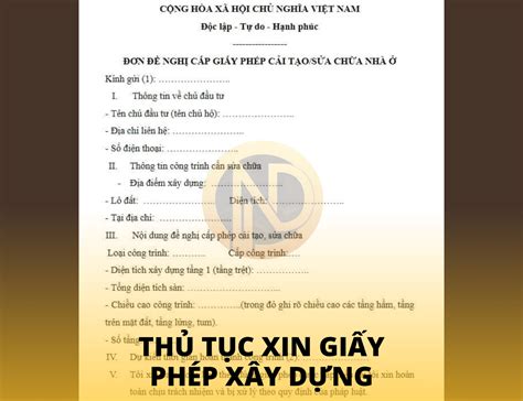 Thủ Tục Xin Giấy Phép Sửa Nhà Chi Tiết 2024