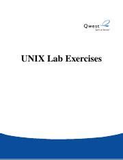 UNIX Lab Exercises Learn Unix Commands Directory Manipulation Course Hero