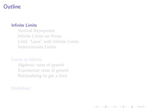 Lesson 4 Limits Involving Infinity Pdf