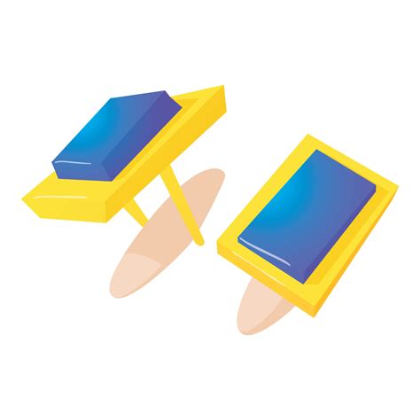 Cufflinks Icon Cartoon Style 15120052 Vector Art At Vecteezy