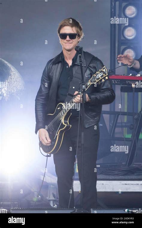 Paul Banks Singer Of The Band Interpol Live At The Parkbuehne