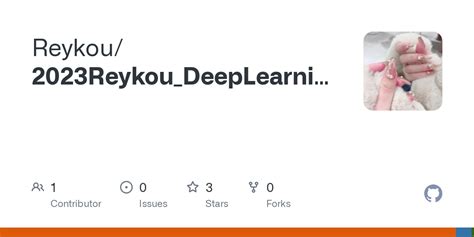Github Reykou Reykou Deeplearning Limu