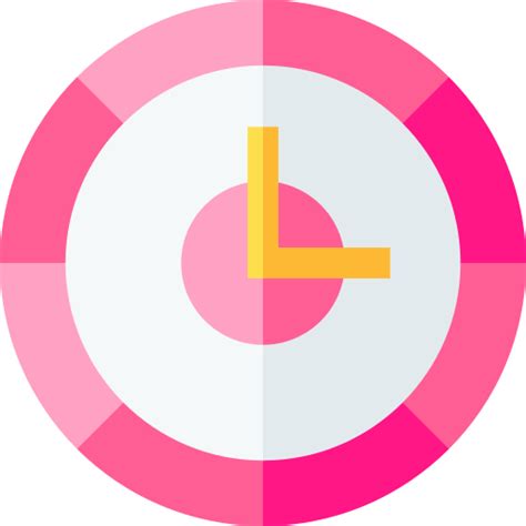 Clock Basic Straight Flat Icon