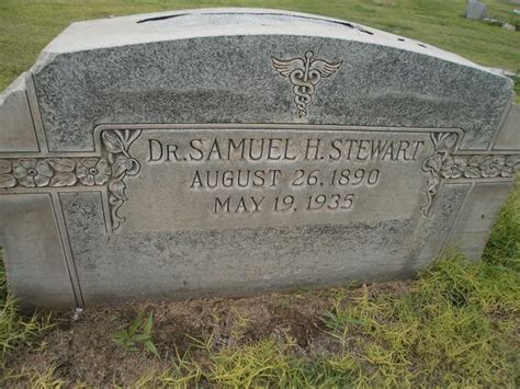 Dr Samuel Hurst Stewart 1890 1935 Find A Grave Memorial