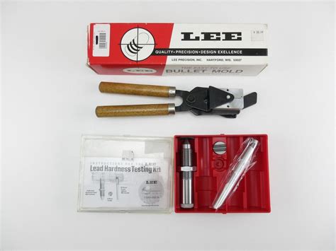 Lee 50 Cal Minie Bullet Mold And Lee Lead Hardness Testing Kit Lot