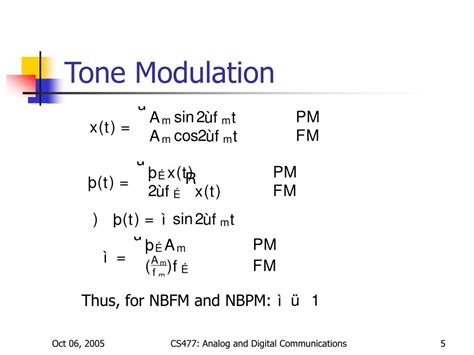 Ppt Frequency Modulation Powerpoint Presentation Free Download Id