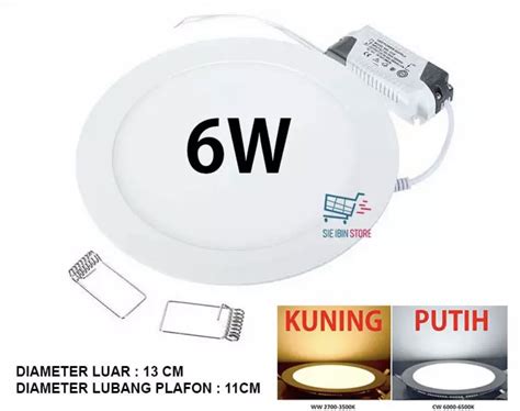 Lampu Downlight Led Panel Watt Inbow Tanam Plafon Led Panel Inbow W Lazada Indonesia