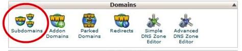 how to create a sub domain in cpanel ipserverone